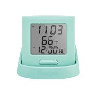 China Lightweight Digital Alarm Clock with Day and Date Display 45g ABS Travel Clock for sale