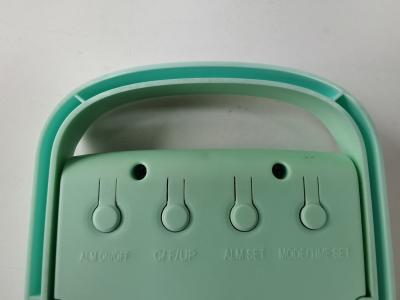 China 112x78x18mm Battery Operated Digital Clock and Telephone Holder Combination ABS 45g for sale