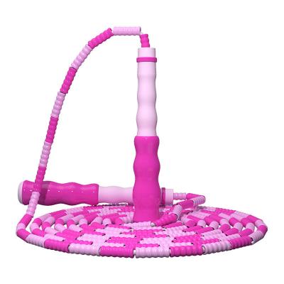 China Adjustable Fitness Jump Rope 2600mm Nylon Soft Beaded Tangle-Free for High Intensity Workouts for sale
