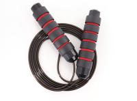 China Adjustable Speed Jump Rope 3000mm PVC Steel with Removable Weights 160g Pair for sale