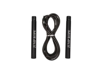 China Custom Color Steel Wire PVC Jump Rope 4.5mm 3m Adjustable Aluminum Handle for sale