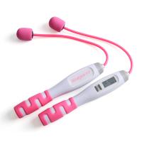 China OEM Cordless Digital Jump Rope with Calorie Counter Battery Operated Skipping Rope 170mm Handle for sale