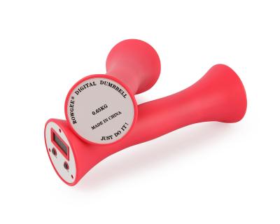 China Smart Digital Dumbbell Set 170x60mm Home Gym Slimming Hand Weights 650g Each for sale