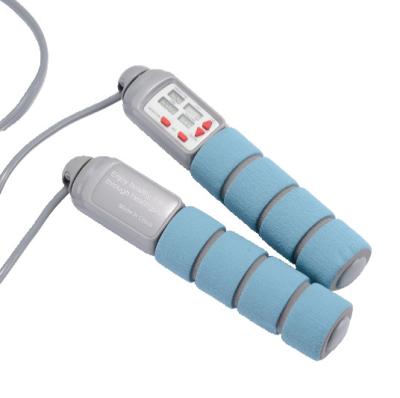 China Digital Jump Rope with Battery Powered Loop Counter up to 9999 and Exercise Timer 1-60 Minutes for Fitness for sale