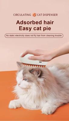 China Pet Steam Massage Brush 11.8x6.8x5.5cm Detachable Heads for Easy Cleaning for sale