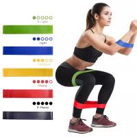 China Latex Resistance Band Set 600x50x0.35mm Yoga Fitness Drawstring Belt Home Use for sale