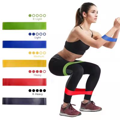 China Custom Latex Resistance Loop Bands Set 600x50x0.35mm for Yoga Fitness Strength Training for sale