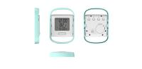 China Multi-Functional LED Alarm Clock with Calendar Temperature Display Portable 45g ABS Travel Clock for sale