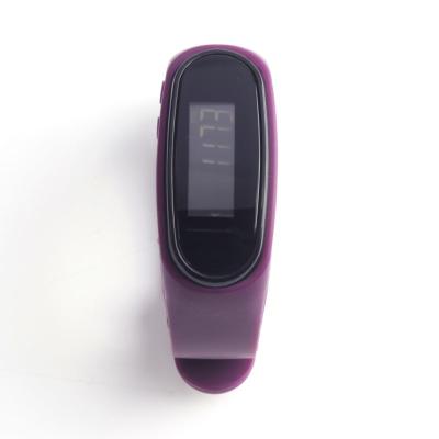China Silicone Strap Fitness Pedometer with 10 Minute Timer Buzzer Watch Step Counter up to 999999 for sale