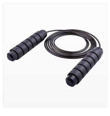 China Fitness Beaded Jump Rope Professional Adjustable Speed Skipping Rope 3000mm PVC Steel Indoor Outdoor Exercise for sale
