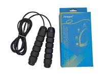 China Fitness Beaded Jump Rope Professional Adjustable Speed Skipping Rope 3000mm PVC Steel Indoor Outdoor Exercise for sale