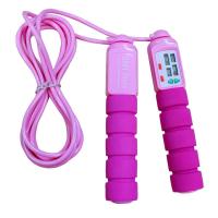 China Weighted Skipping Rope with Loop Counter 300cm Rope Custom Logo OK-168 for Gym Fitness for sale