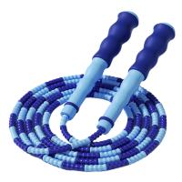 China Bamboo Jump Rope with Adjustable Nylon Rope 2600mm and PVC Beads for Fitness Training for sale