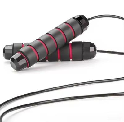 China Professional Adjustable Jump Rope 3000mm PVC Steel Gym Exercise with 160g Removable Weights for sale