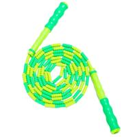 China Adjustable Speed Jump Rope with 127 PVC Beads and 2600mm Nylon Rope for Fitness Training for sale