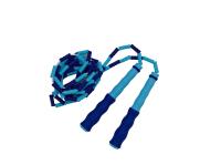 China Adjustable Beaded Skipping Rope 2600mm Nylon Rope PP TPE Handle for Kids Teens for sale