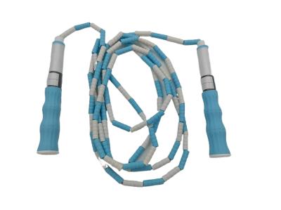 China Student Exercise Skipping Rope Bamboo Jump Rope Green Color  2700mm for sale