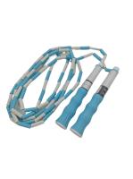 China Adjustable Beaded Skipping Rope for Kids Teens 2600mm Nylon Rope PP TPE Handle for sale