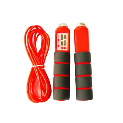 China Adjustable Skipping Rope with Wooden Handle 300cm Rope Digital Counter Kids Children Jump Rope for sale