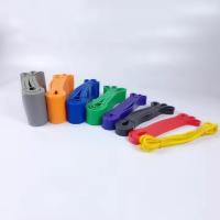 China Customized Yoga Latex Resistance Loop Bands Set 600x50x0.35mm for Fitness Exercise for sale