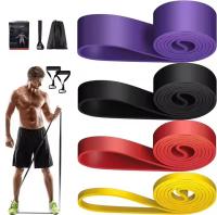 China Customized Yoga Latex Resistance Loop Bands Set 600x50x0.35mm for Fitness Exercise for sale