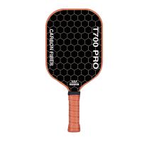 China Fabric-Grained Frosted Carbon Fiber Pickleball Racket 42x18x1.6cm Integrated Blade Adult for sale