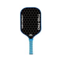 China Fabric-Grained Frosted Carbon Fiber Pickleball Racket 42x18x1.6cm Integrated Blade Adult for sale