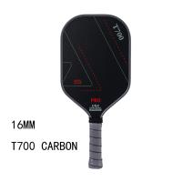 China Fabric-Grained Frosted Carbon Fiber Pickleball Racket 42x18x1.6cm Integrated Blade Adult for sale
