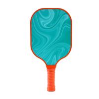 China Fiberglass Pickleball Paddle 40x20cm Adult Portable Casual Racket Customizable for sale