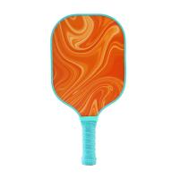 China Fiberglass Pickleball Paddle 40x20cm Adult Portable Casual Racket Customizable for sale