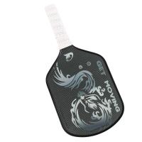 China Carbon Fiber Pickleball Racket 41.5x18.8x1.6cm 350g Competition Grade Titanium Alloy Wire for sale