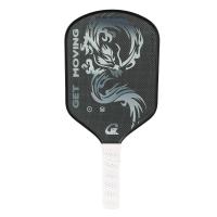 China Carbon Fiber Pickleball Racket 41.5x18.8x1.6cm 350g Competition Grade Titanium Alloy Wire for sale
