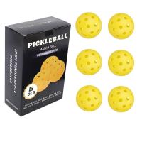 China 74mm 40 Hole Pickleball Rotational Injection Molded Luminous Ball 25g PE for sale
