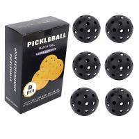 China 74mm 40 Hole Pickleball Rotational Injection Molded Luminous Ball 25g PE for sale