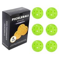 China 74mm 40 Hole Pickleball Rotational Injection Molded Luminous Ball 25g PE for sale