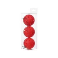 China TPE Pickleball 40 Holes 74mm Diameter 25g Injection Molded High Elastic Plastic Outdoor Ball for sale