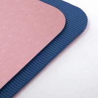 China TPE Yoga Mat 183x61x0.6cm Eco Friendly Non Slip Exercise Mat for Yoga Pilates for sale