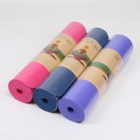 China TPE Yoga Mat 183x61x0.6cm Non Slip Eco Friendly Exercise Mat for Fitness for sale
