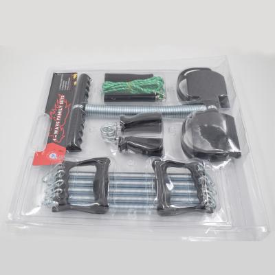 China Complete Home Workout Set 4 in 1 Pedal Resistance Trainer Jump Rope Hand Grip 19kg Fitness Tools for Arm Leg Core Training for sale