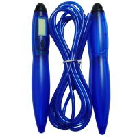 China Home Exercising Black Digital Jump Rope Smart Skipping Rope Customized for sale