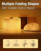 China Mini Led Night Light Rechargeable Reading Book Light Foldable Book LED Light USB Night Light for sale