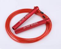China Aluminium Alloy Handle Adult Jump Rope Unisex Speed Aerobic Workout Jump Rope for sale