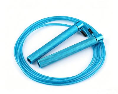 China Aluminium Alloy Handle Adult Jump Rope Unisex Speed Aerobic Workout Jump Rope for sale