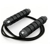 China Adjustable Jump Rope 3000mm PVC Steel Wire with 160g Removable Weights for Fitness Training for sale