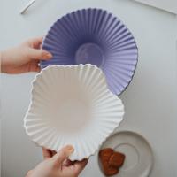 China Handmade Ceramic Salad Bowl Luxury Fruit Bowl For Dessert Nordic Style Yogurt Fruit Bowl for sale