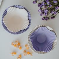 China Handmade Ceramic Salad Bowl Luxury Fruit Bowl For Dessert Nordic Style Yogurt Fruit Bowl for sale