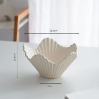 China Handmade Ceramic Salad Bowl Luxury Fruit Bowl For Dessert Nordic Style Yogurt Fruit Bowl for sale