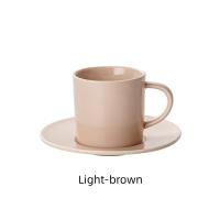 China Color Glaze Porcelain Water Milk Tea Mug 250ml For Business Gifts And Custom Design for sale