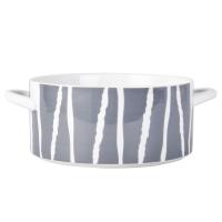 China Business Gifts Modern Customized Ceramic Ramen Bowl Set With Handles Blue And Green for sale