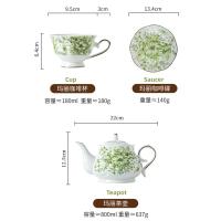 China 800ml Volume Europe Design Style Porcelain Coffee Tea Set for Afternoon Tea Gathering for sale